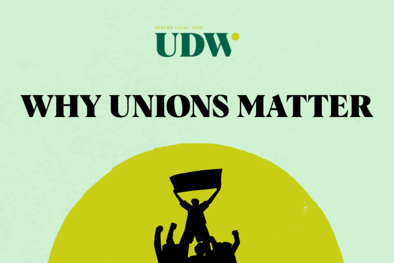 Home Page - UDW – Fighting for Workers and Our Communities