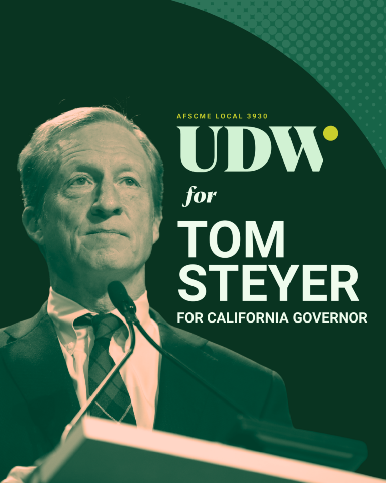UDW Monthly News: March - UDW – Fighting for Workers and Our Communities